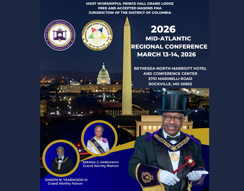 2026 Mid-Atlantic Regional Conference of Grand Masters, Grand Matrons ...